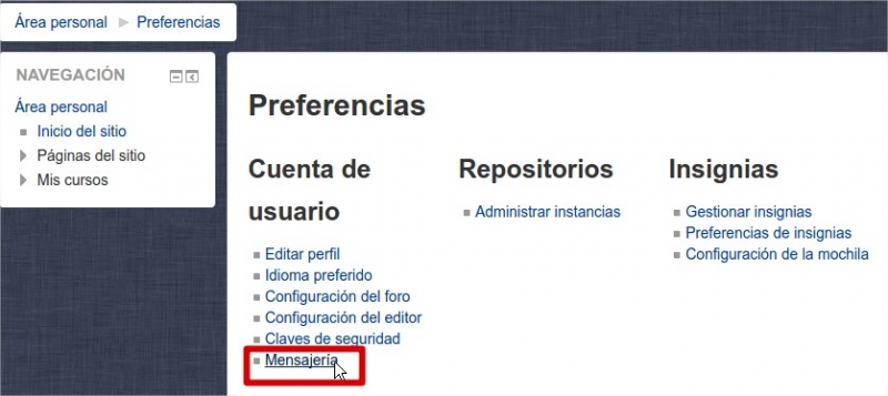 Archivo:Mensajeria foro.jpg - Documentación Campus Virtual de la UEx